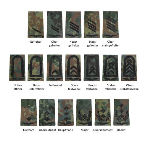 Bundeswehr Rangabzeichen Luftwaffe im bw-online-shop