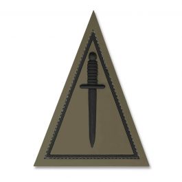 3-D Rubber Patch Jagdkommando oliv | bw-online-shop